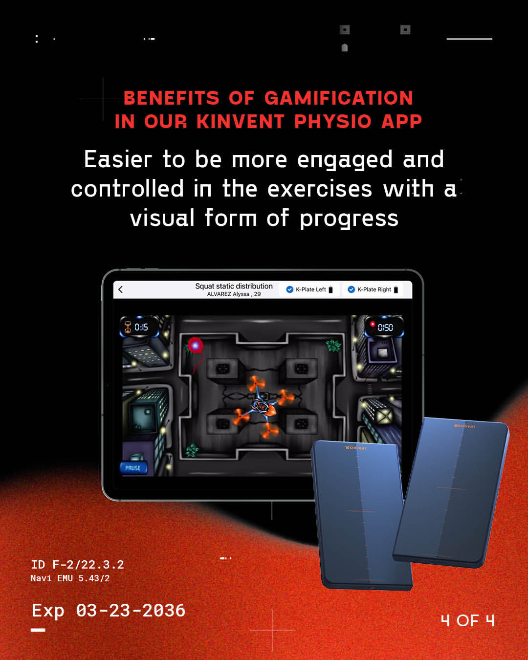 KINVENT KFORCE Physio App | Mobile Application | JLW Instruments