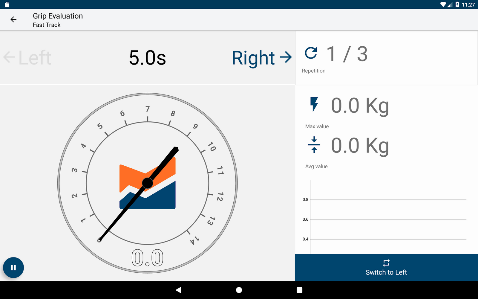 KINVENT KFORCE Physio App | Mobile Application | JLW Instruments
