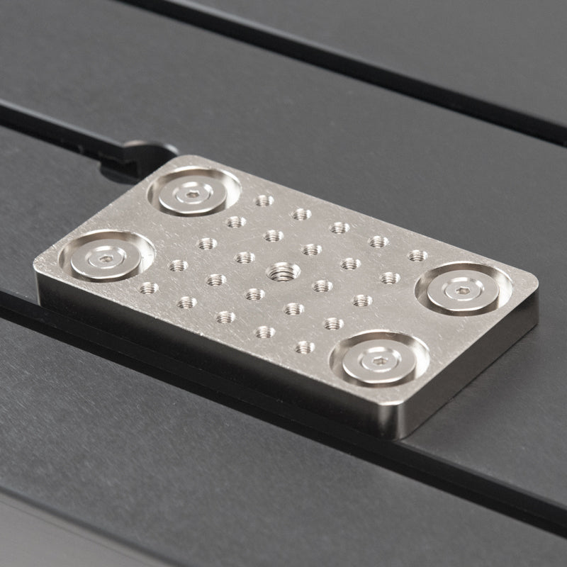 Mark-10 AC1096 Base Plate, Matrix of Holes - JLW Instruments