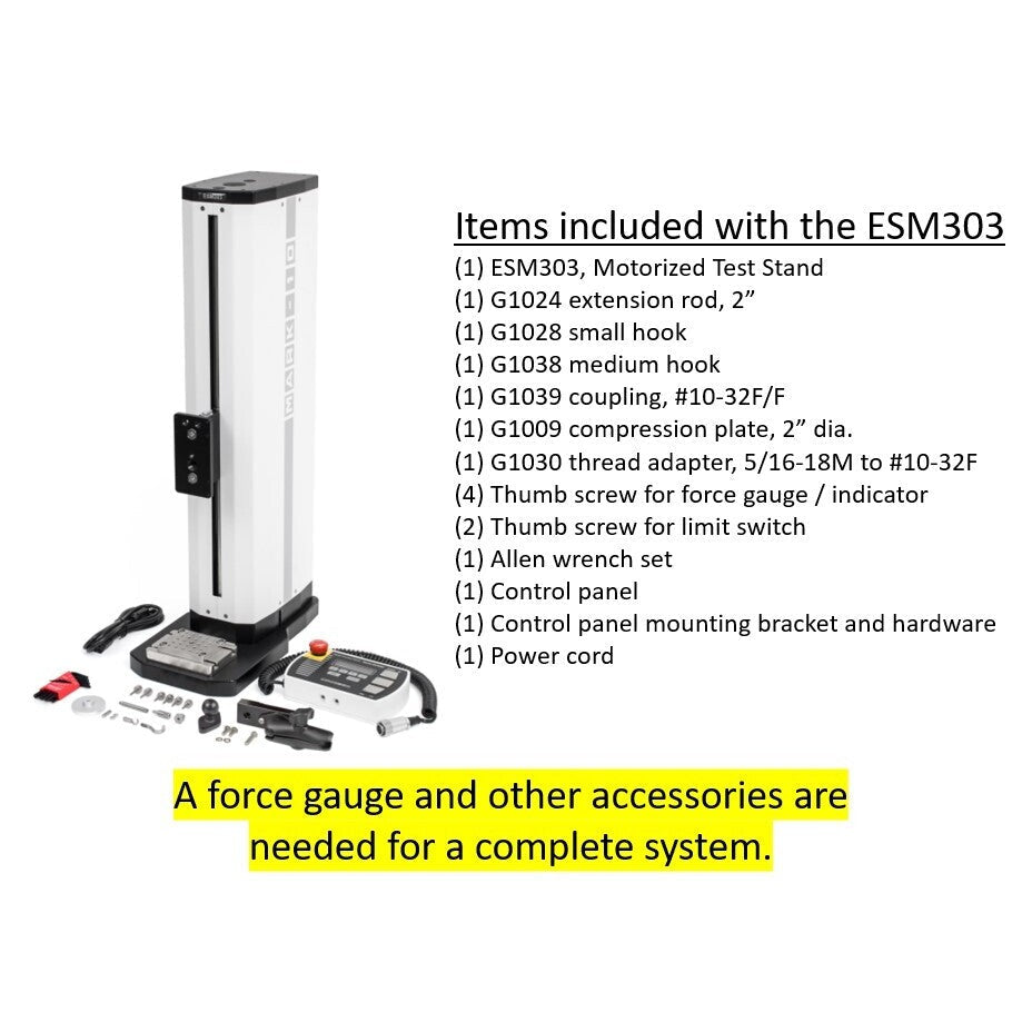 Mark-10 ESM303 Motorized Test Stand (300 lbf) | JLW Instruments